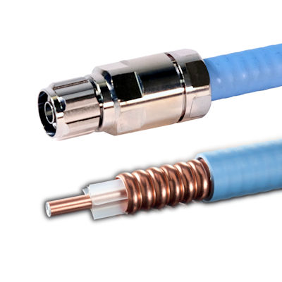 Top Signal TS350030 ½-Inch Plenum Air Coax Cable 30 ft. with N-Male ...